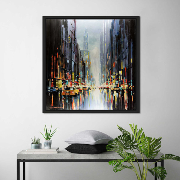 Red Barrel Studio® City Lights by E. Anthony Orme - Painting | Wayfair